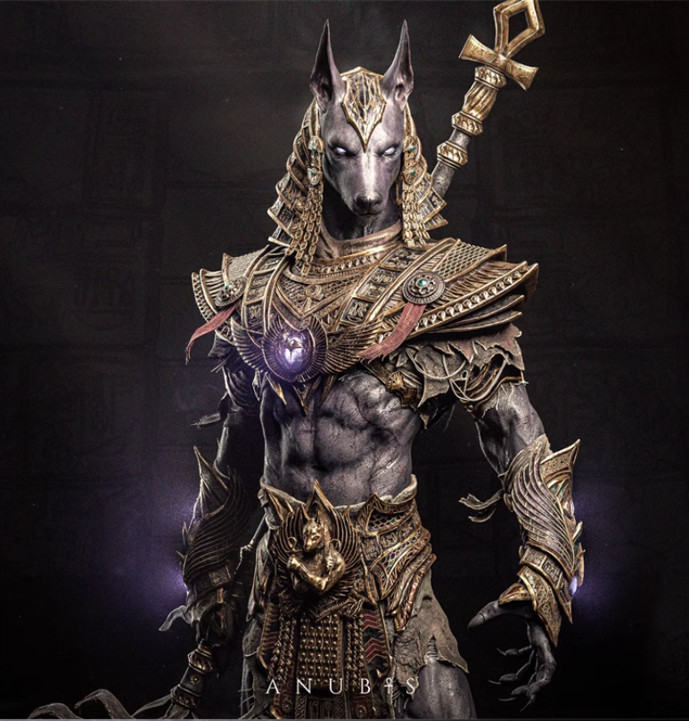 R052 - Ancient character design, The egyptian god , The Anubis , 3D ST – World of STL