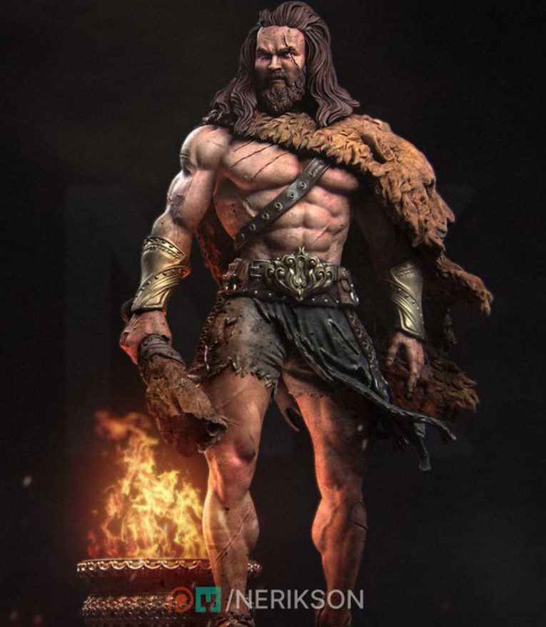 MAN189 - Legendary Character design, Greek mythological hero Heracles ...