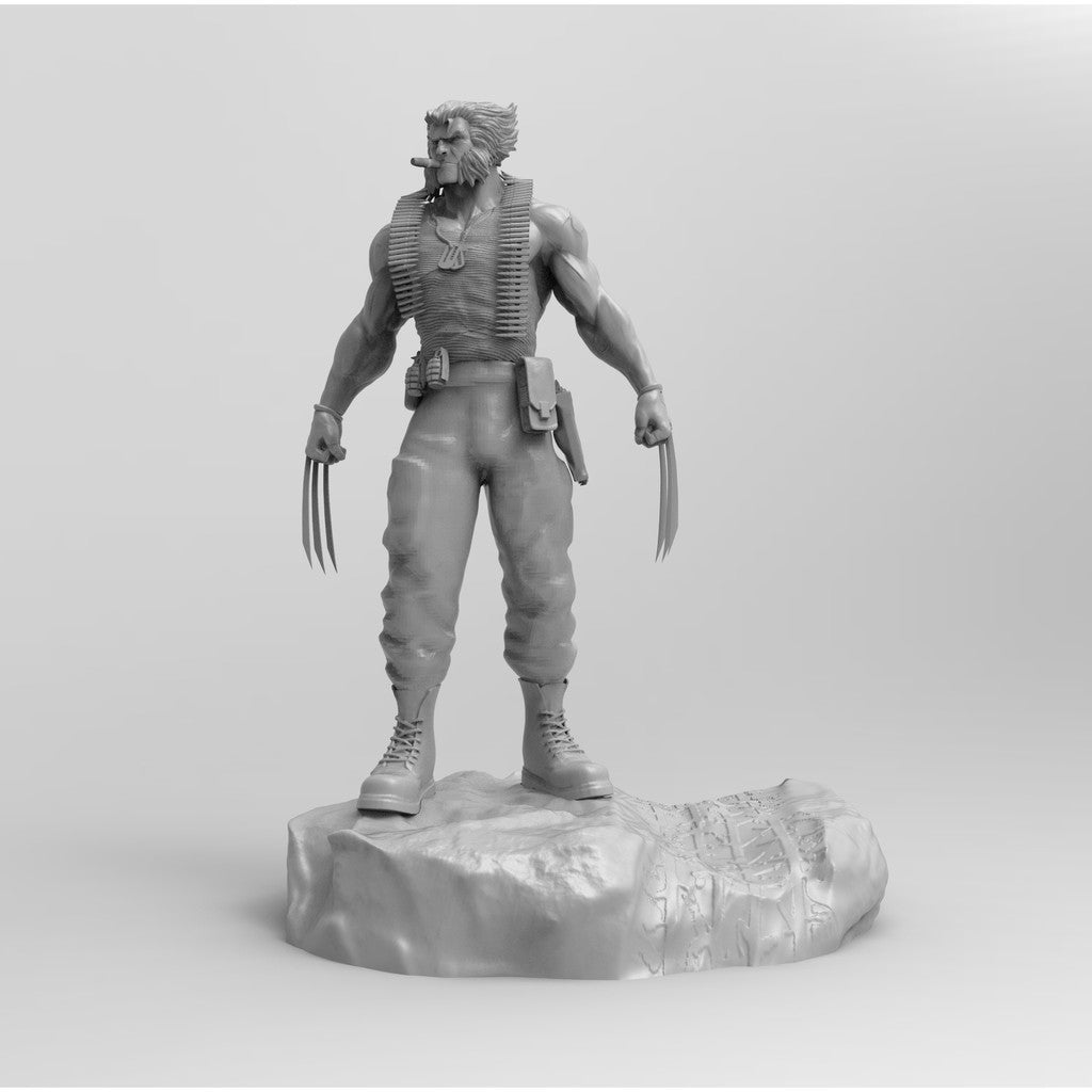 A094 - Marvel superheroes character design file, The Wolverin soldier ...