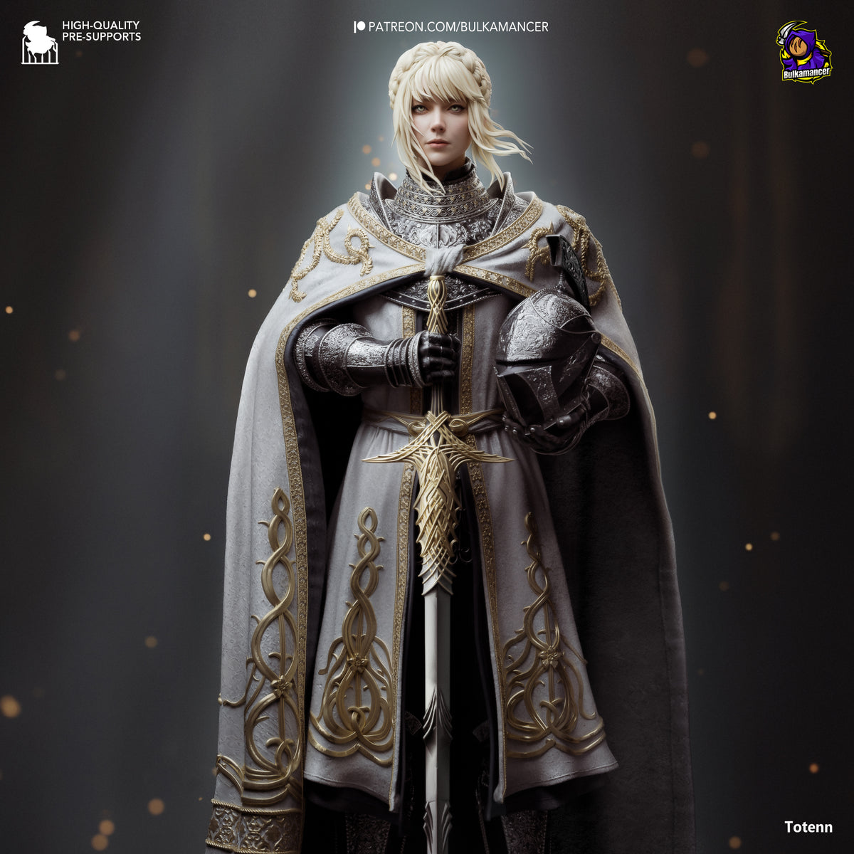 M572 - Games character design model file, Needle Knight Leda from Elde ...