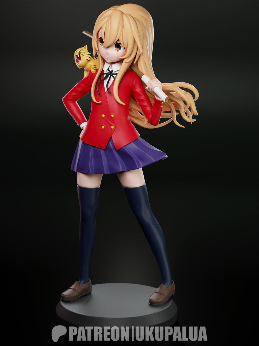 MN073 - Anime character design, Taiga Aisaka from Toradora, 3d stl pri ...