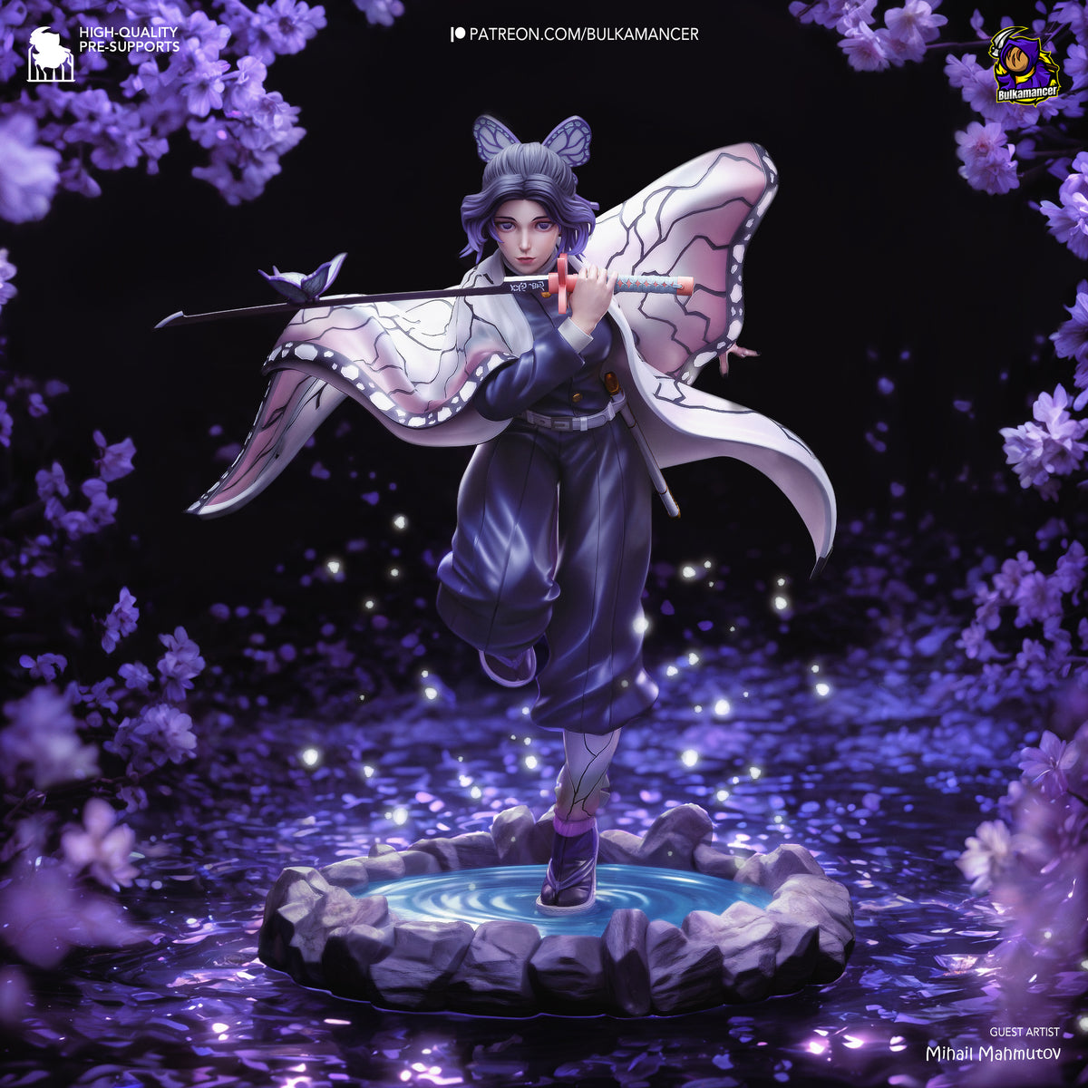 MN119 - Demon slayer, shinobu_kocho, Anime female character design, 3d ...