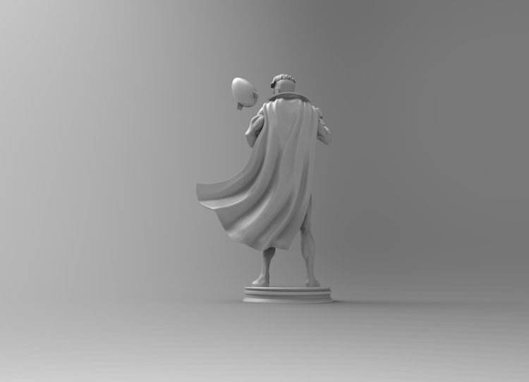 A240 - Comic character design, Boost Gold statue, STL 3D model design ...