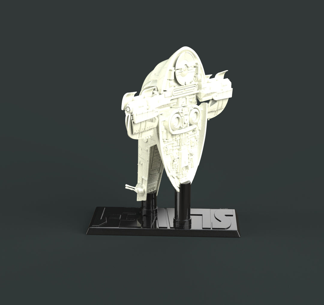 H067 - Movie character design, The SW Ship design Slave, STL 3D model ...