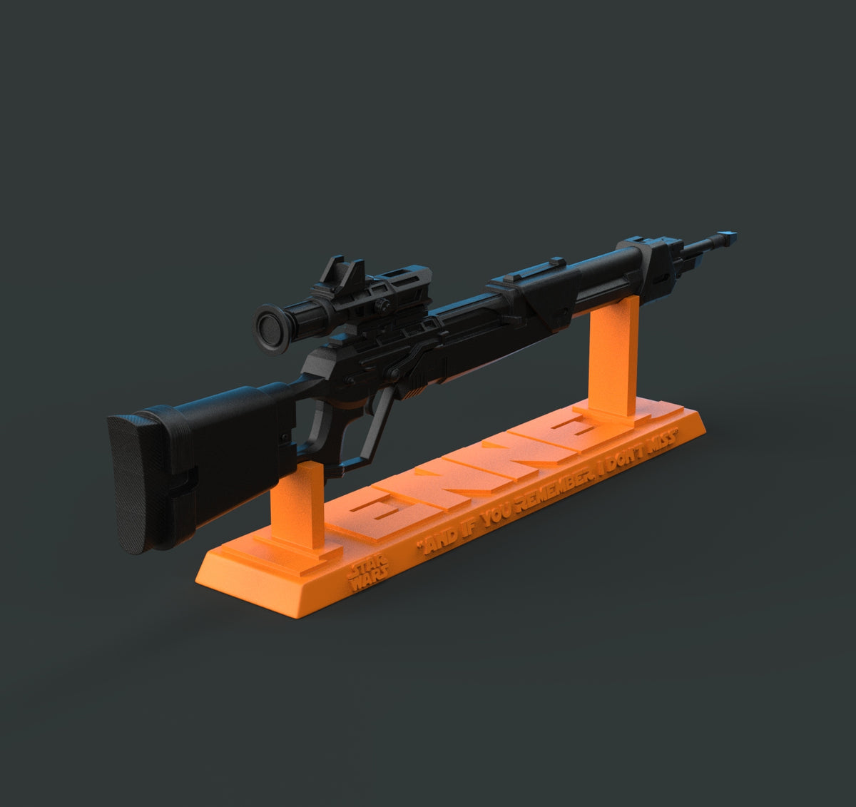 H075 - Movie Character design, The Fennec Sniper Gun statue design, ST ...