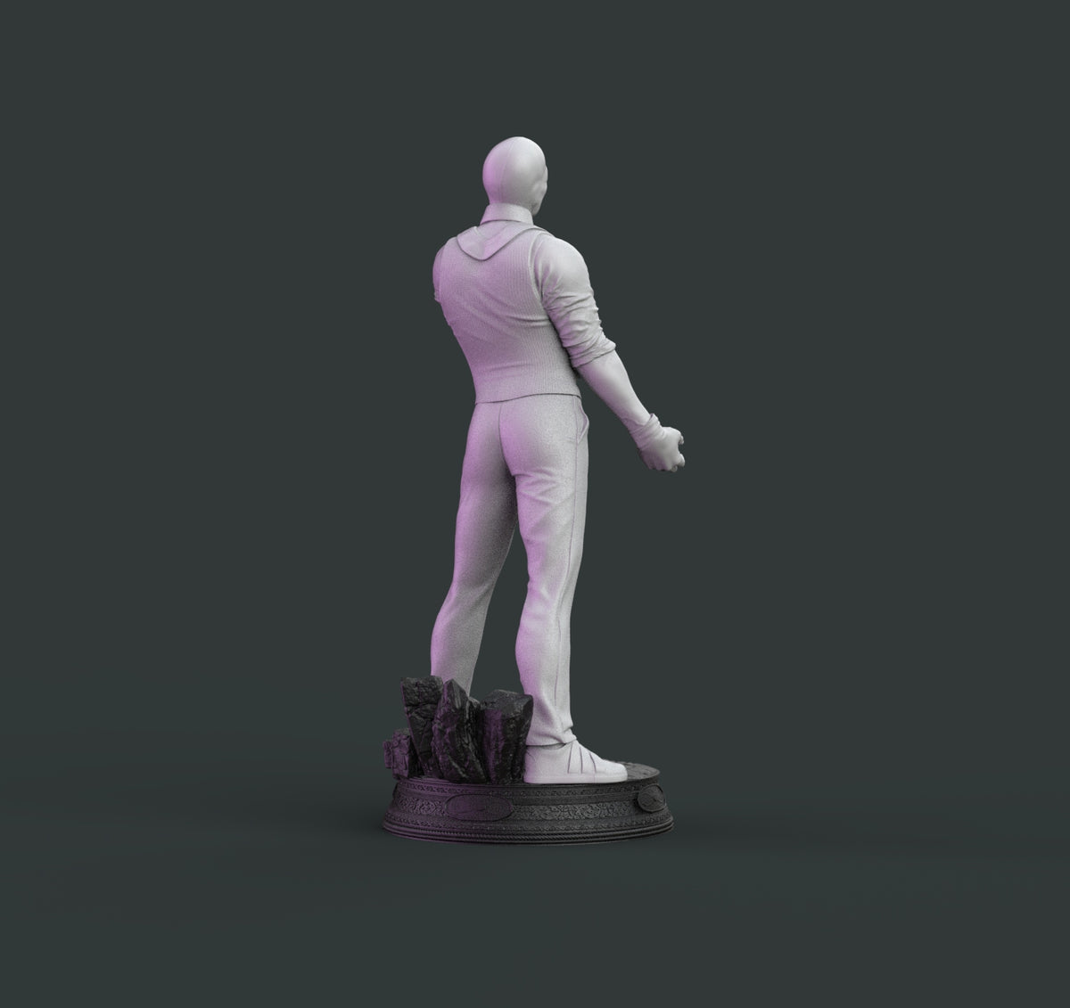 H080 - Comic Character design, The Marwell Studio MR.knight bust Statu ...