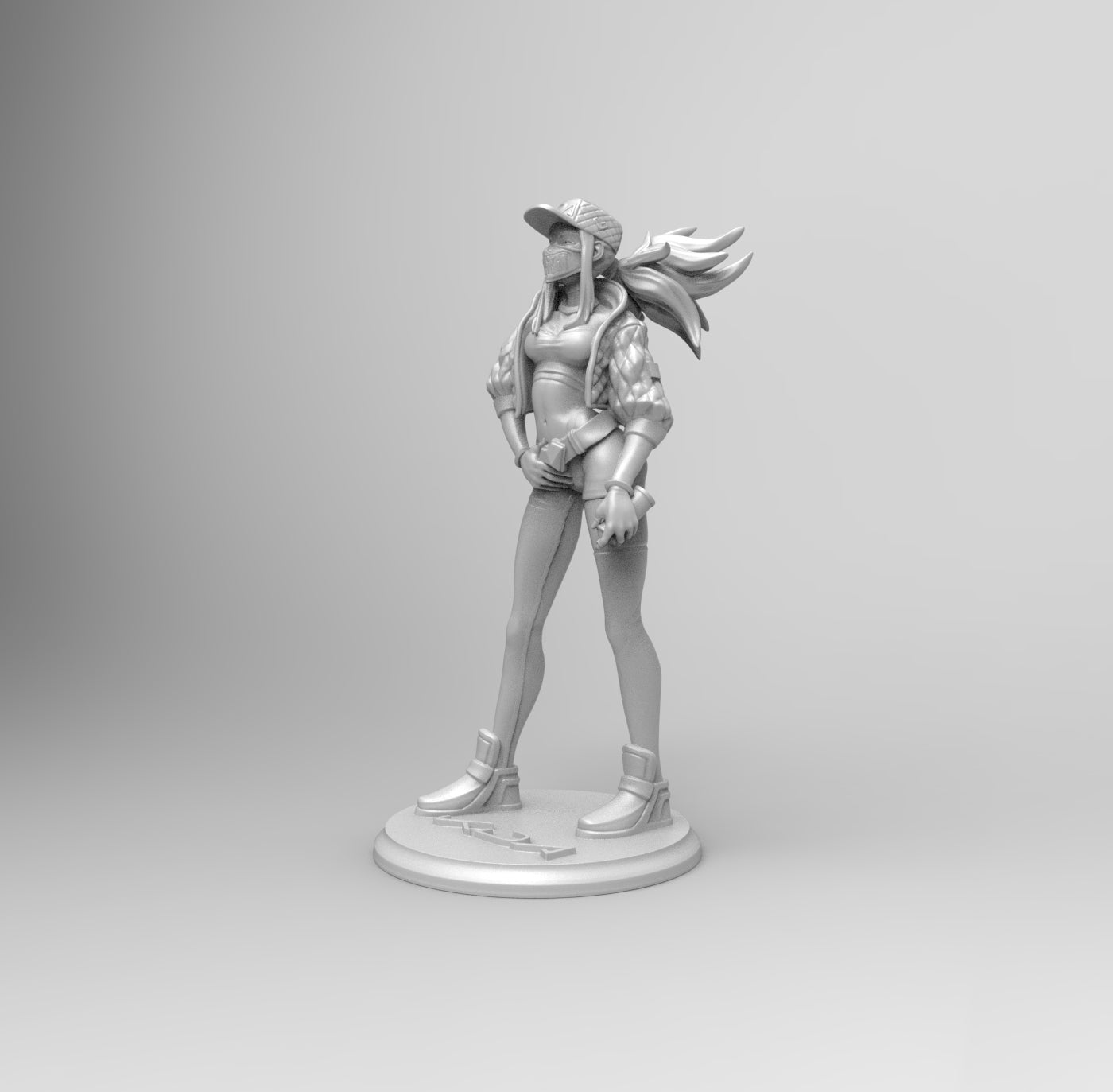 E589 - Games character design, The Leak of legend, Akalia girl charact ...