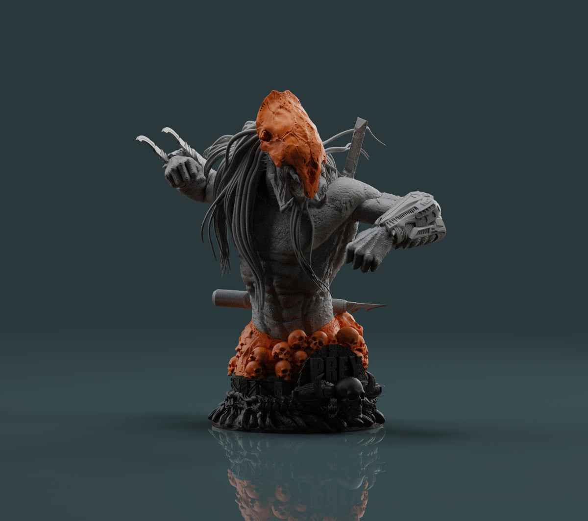 H348 - Movie Character design, The Predator printable statue, STL 3D m ...