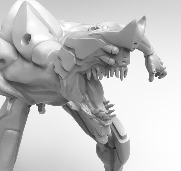 A816 - Anime character design, The Eva bot statue, STL 3D model design ...