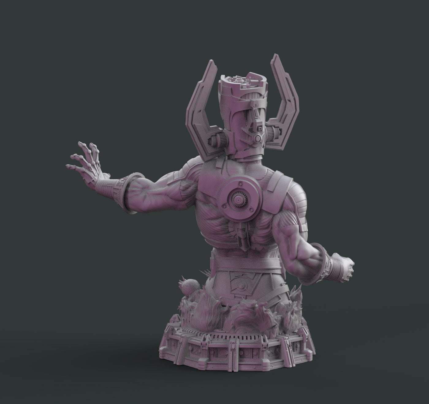 H052 - Comic Character design, The Marwel Calactus bust statue design ...