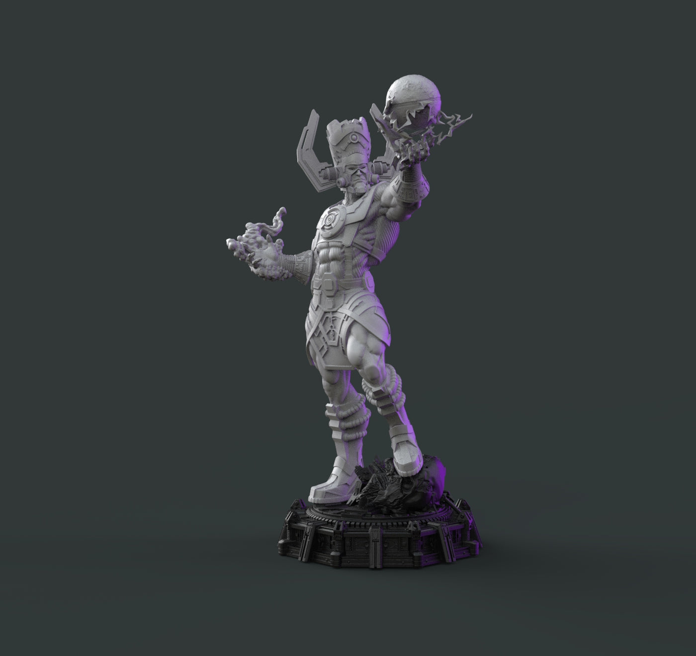H053 - Comic Character design, The Marwel Calactus statue design, STL ...