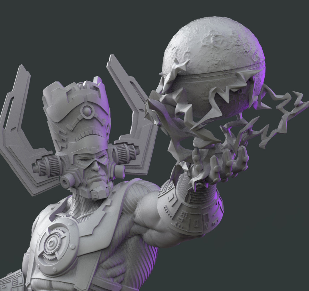 H053 - Comic Character design, The Marwel Calactus statue design, STL ...