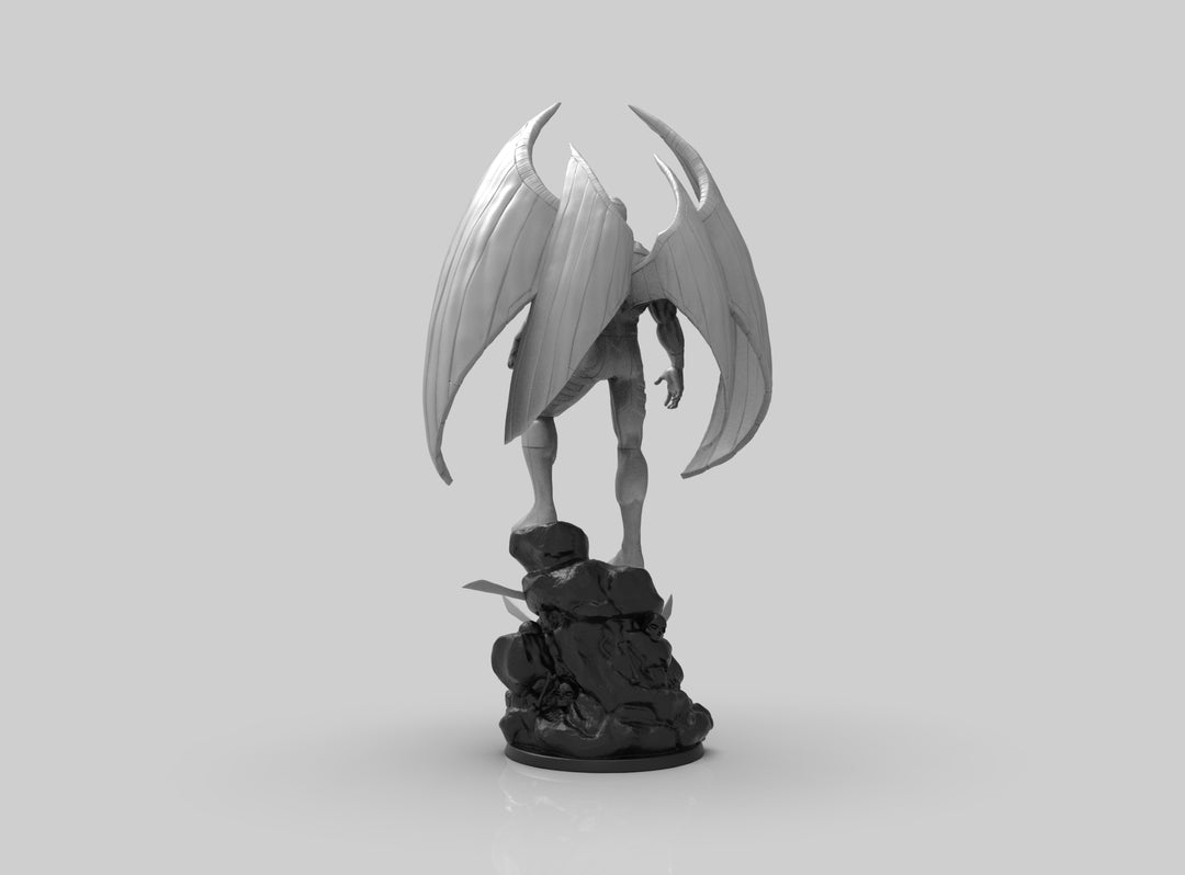A285 - Comics Character design, The 4 Wings Angel hero, STL 3D model d ...