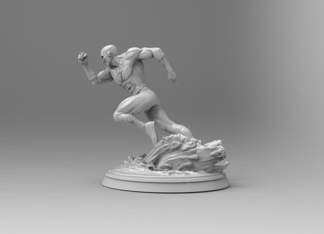 A239 - Comic heroes, The Flash, STL 3D model design print download fil ...