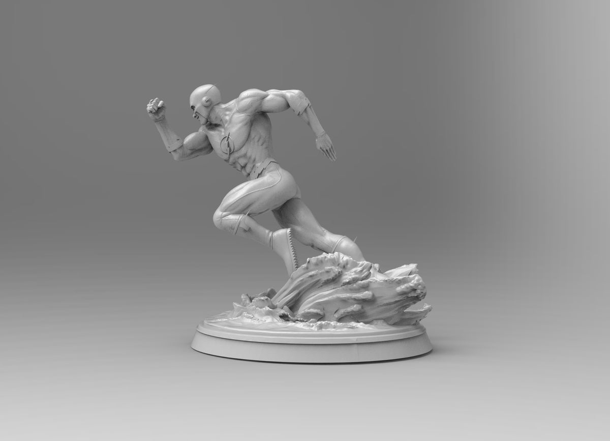 A239 - Comic heroes, The Flash, STL 3D model design print download fil ...