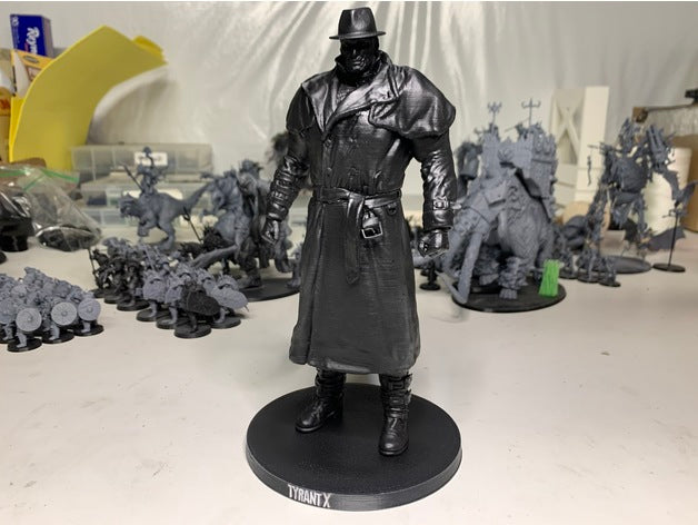 B045 - Resident Evil Tyrant X, Games Character, STL 3D model design pr ...