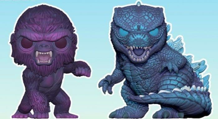 E690 - Cartoon character design, The Kong and Godzilla chibi statue, S ...