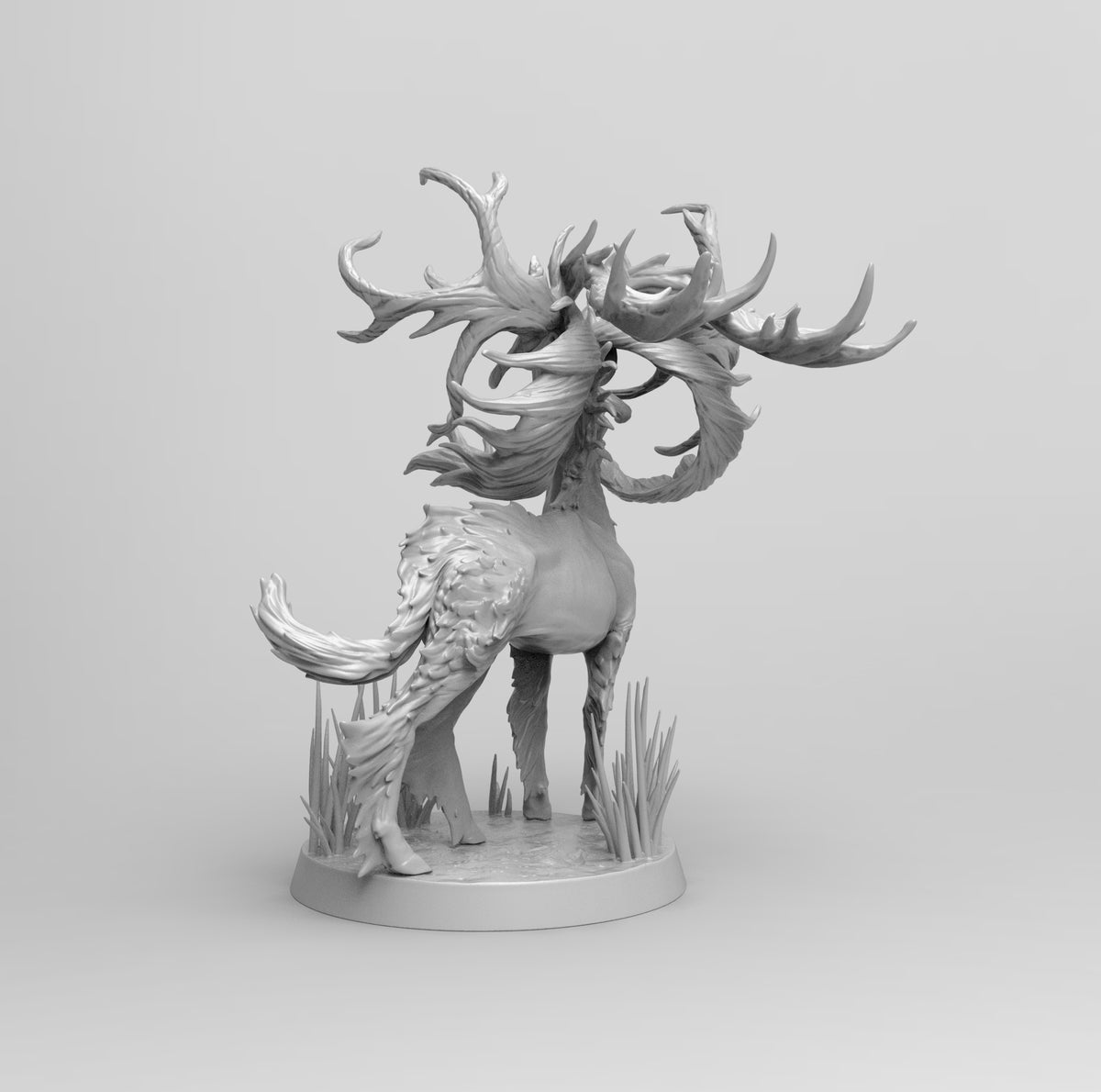 A149 - Mythical creature design, The stag deer STL 3D model design pri ...