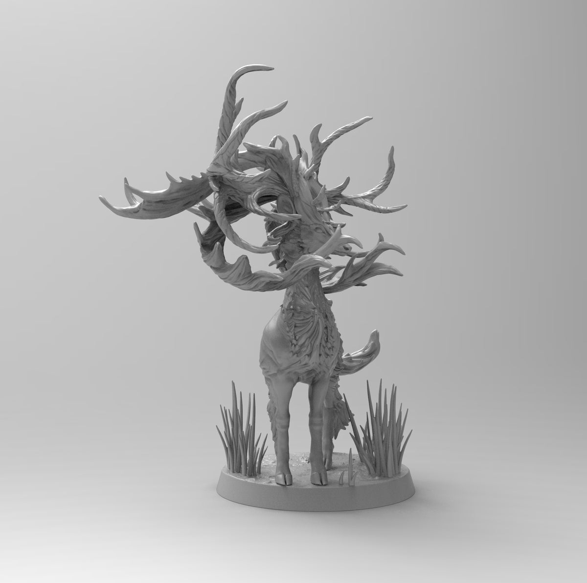 A149 - Mythical creature design, The stag deer STL 3D model design pri ...