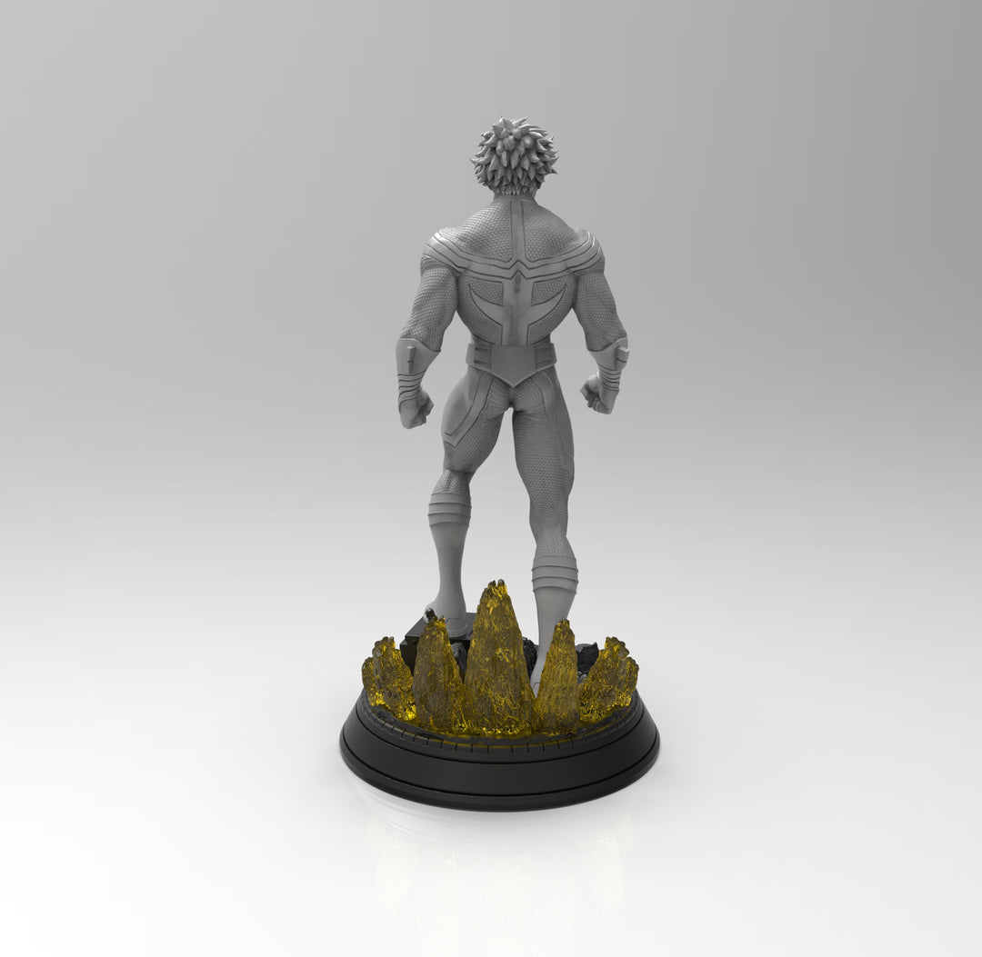 A536 - Comic character design, The Muscle Guy Dekoo, STL 3D model desi ...