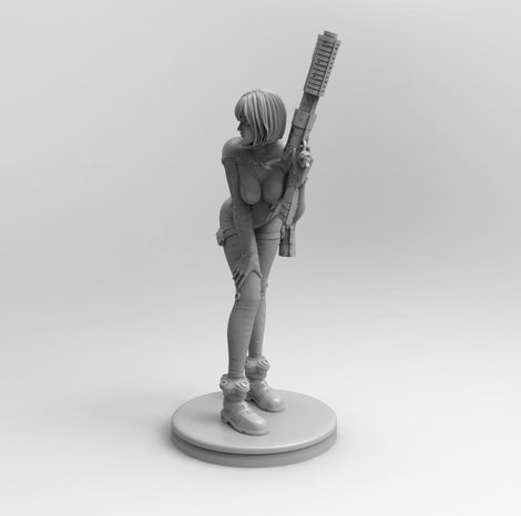 F433 - Japanese Anime Female Character, Sexy Waifu STL 3D model design ...