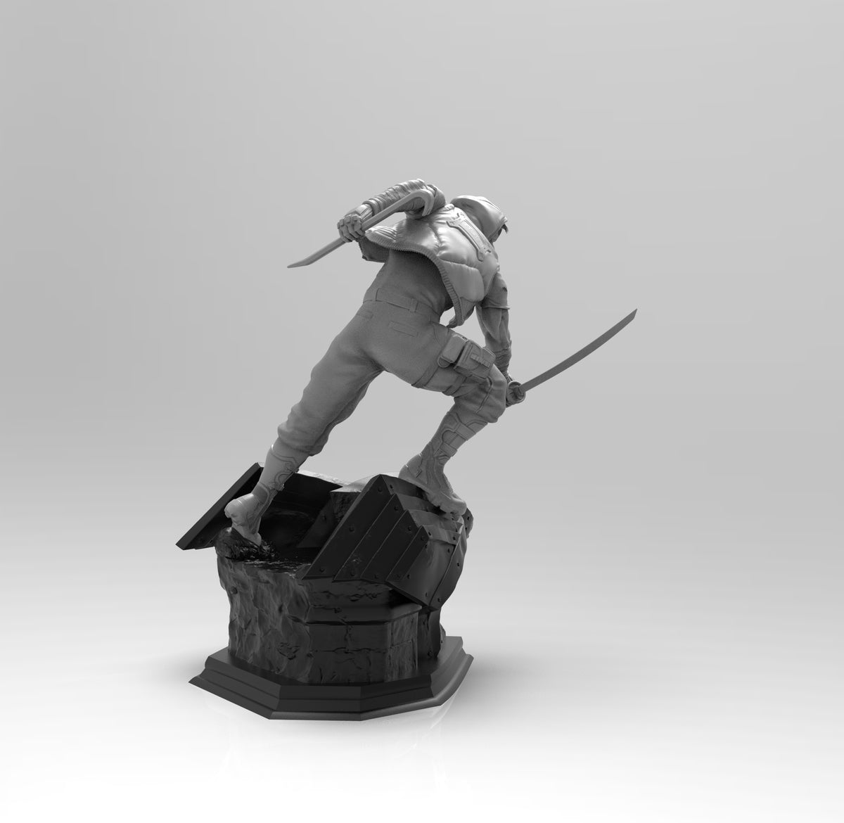 A573 - Comic character design, The red hoodie guy, STL 3D model design ...