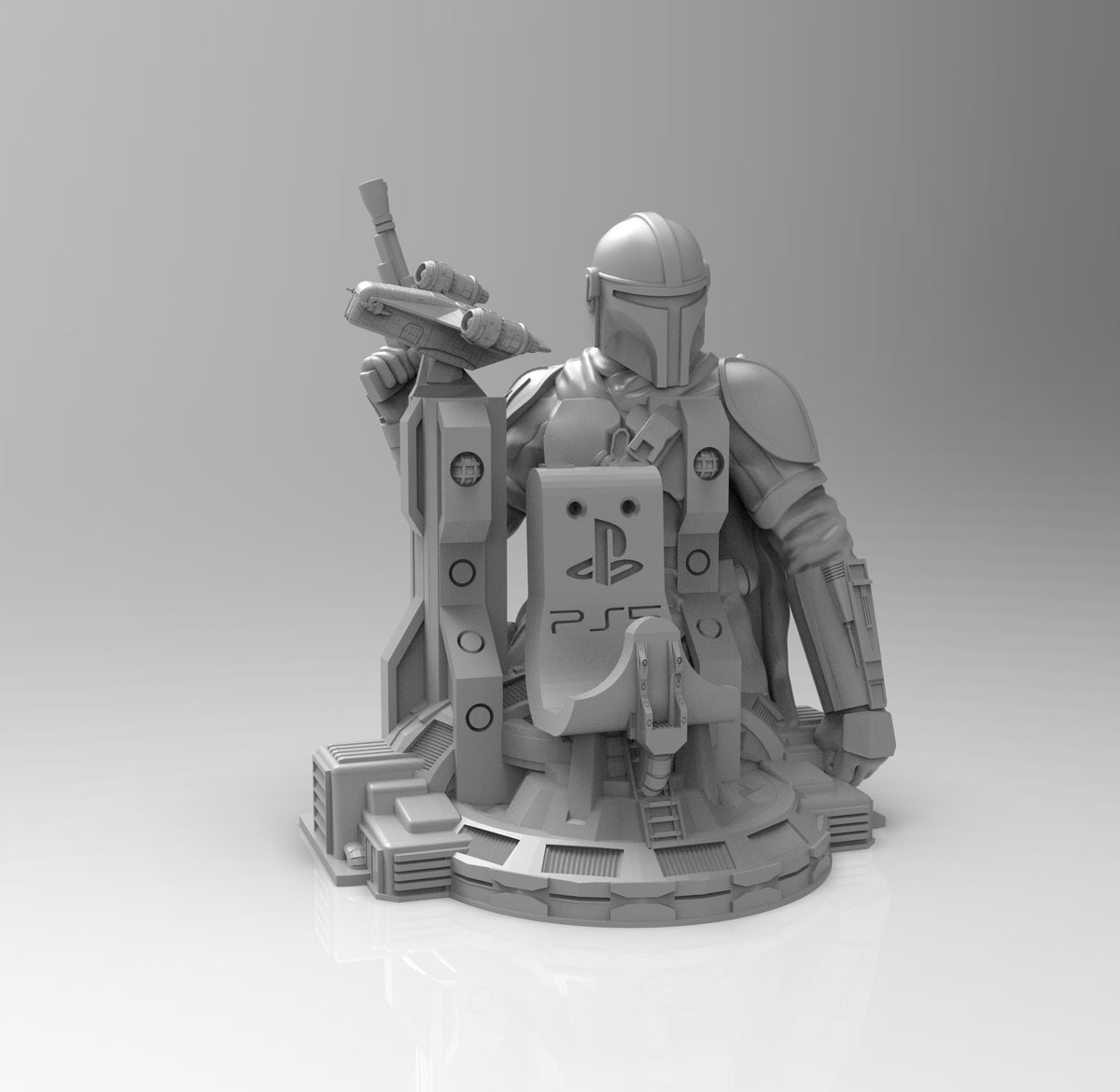 A581 - Games Handle accessories design, Manda SW PS Handle design, STL ...