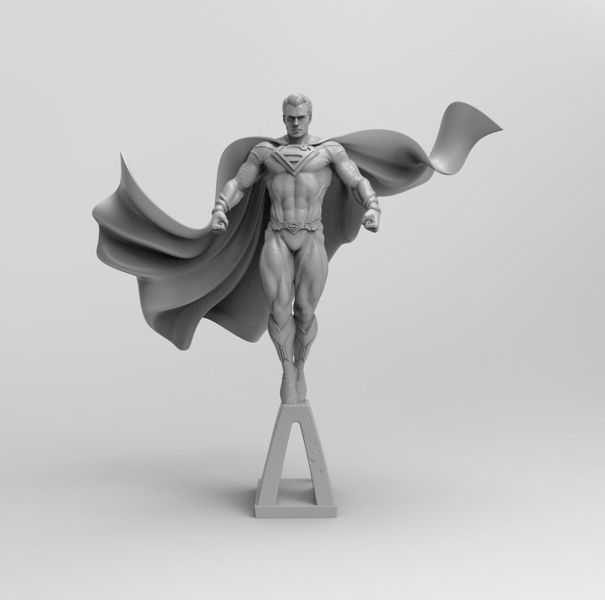 DL001 - Super Body Men, Super heroes Character design, STL 3D model de ...