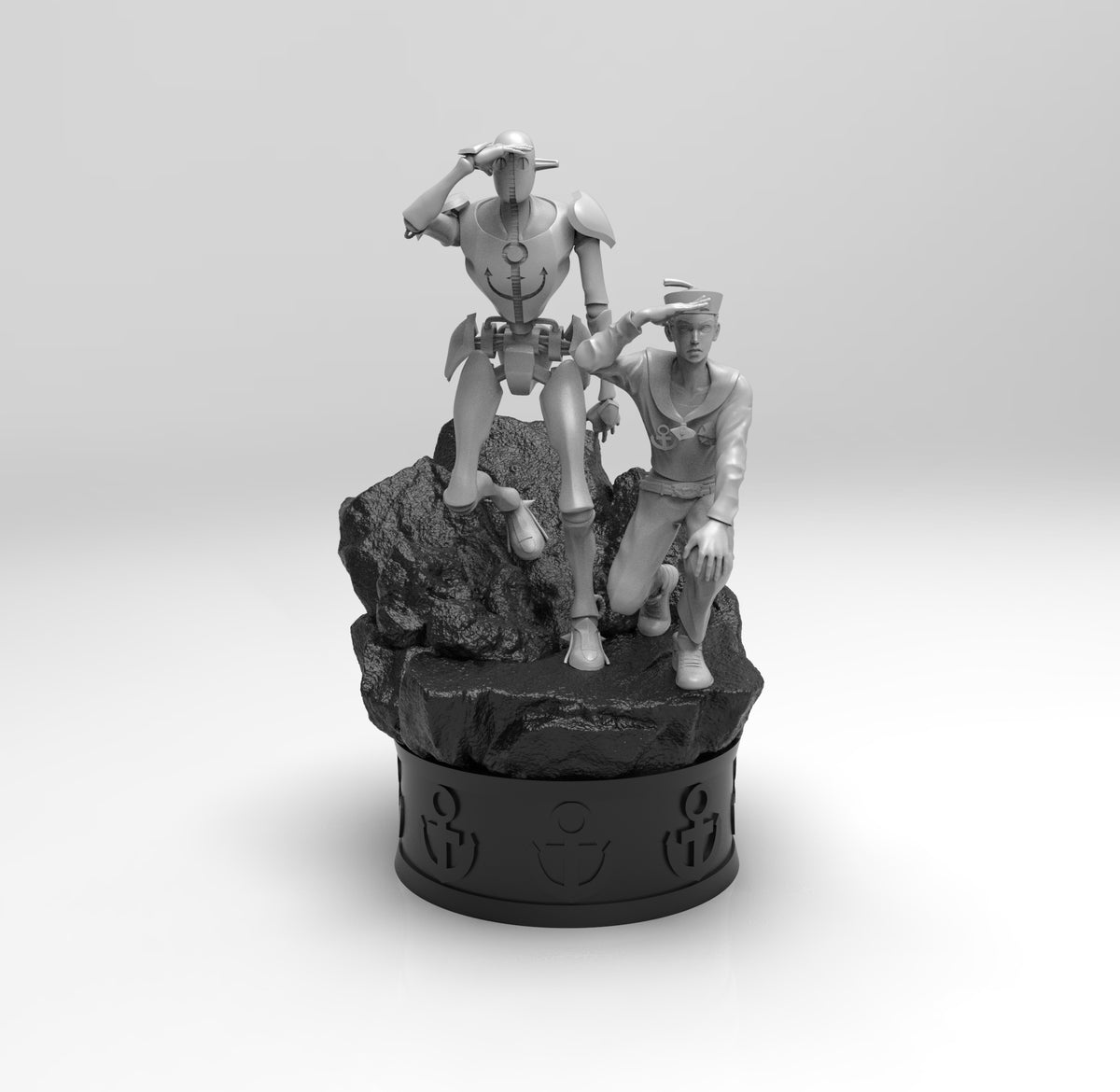 A598 - Anime character design, The JOJO adventure, STL 3D model design ...