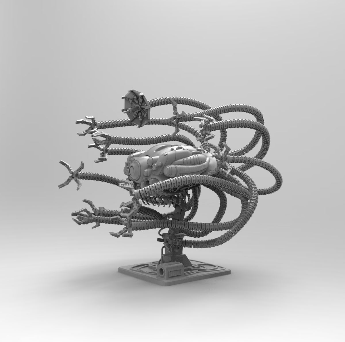 A588 - Movie Character design, Matrix defender octopus, STL 3D model d ...