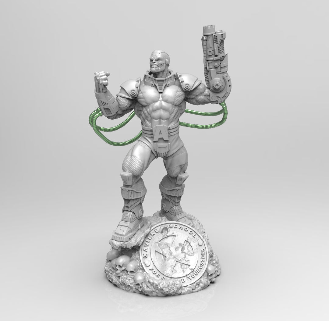 A623 - Comic character design statue, the Appo X - Gang , STL 3D model ...