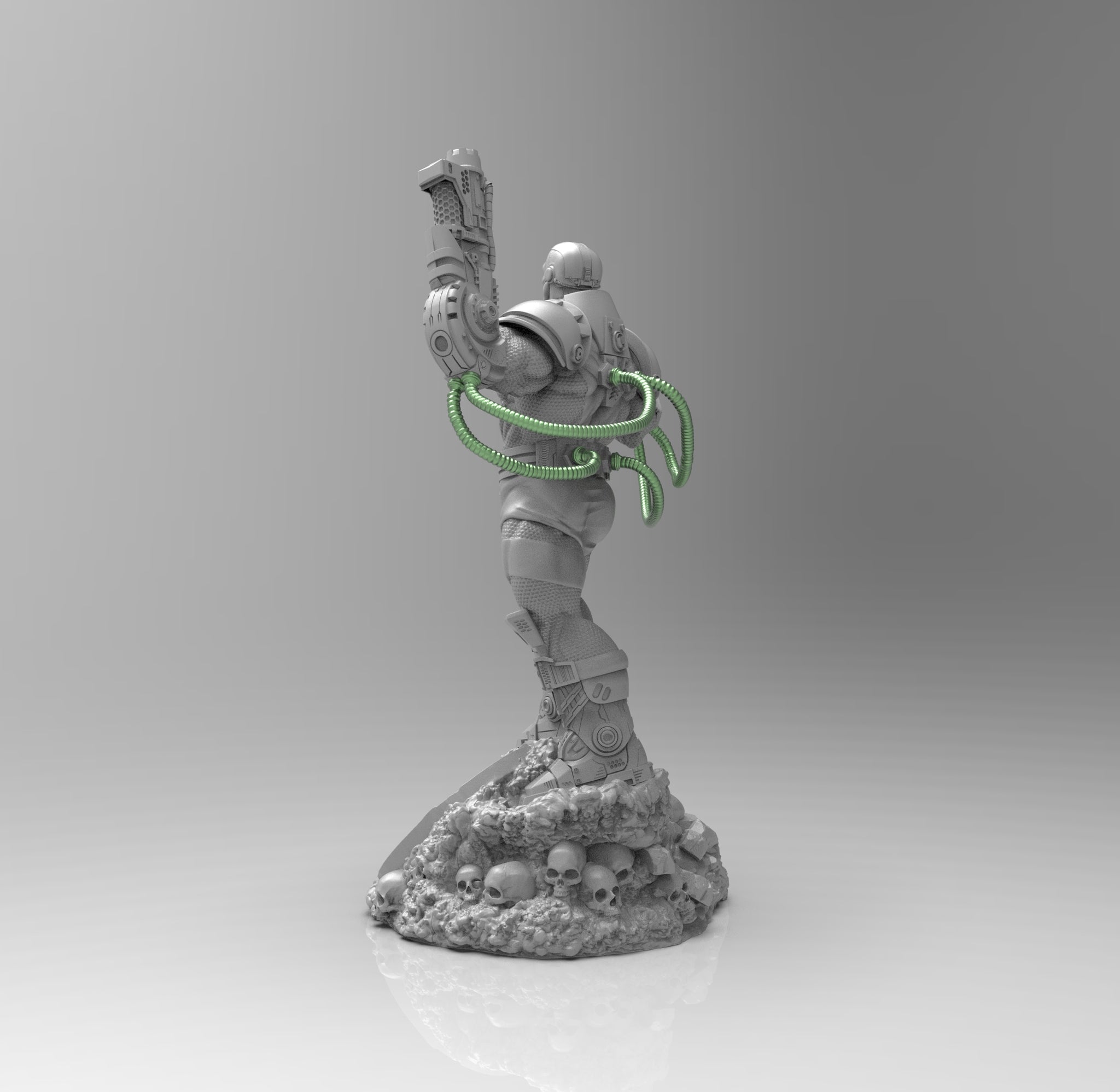 A623 - Comic character design statue, the Appo X - Gang , STL 3D model ...