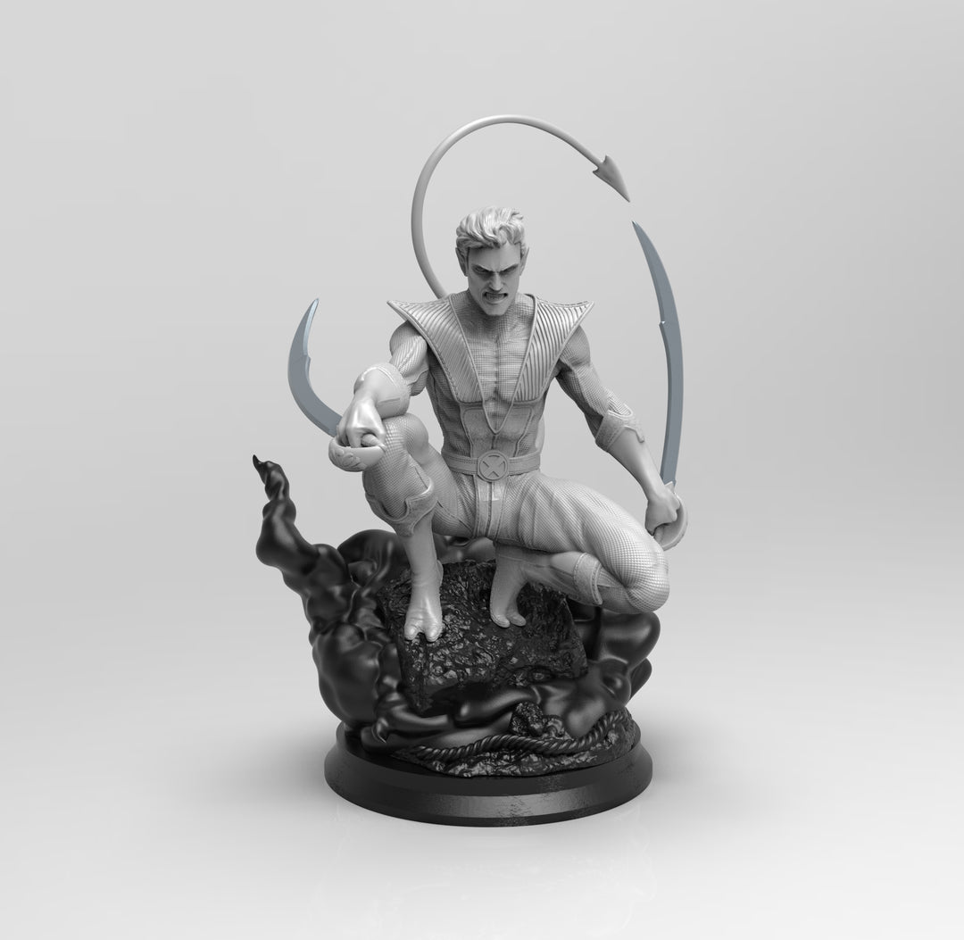 A629 - Comic character design, the night shift man, STL 3D model desig ...