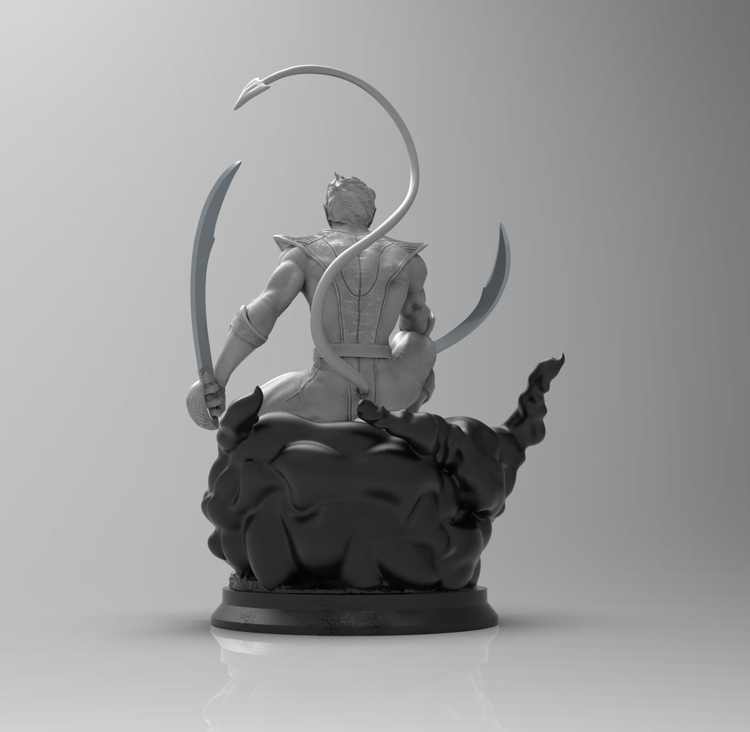 A629 - Comic character design, the night shift man, STL 3D model desig ...