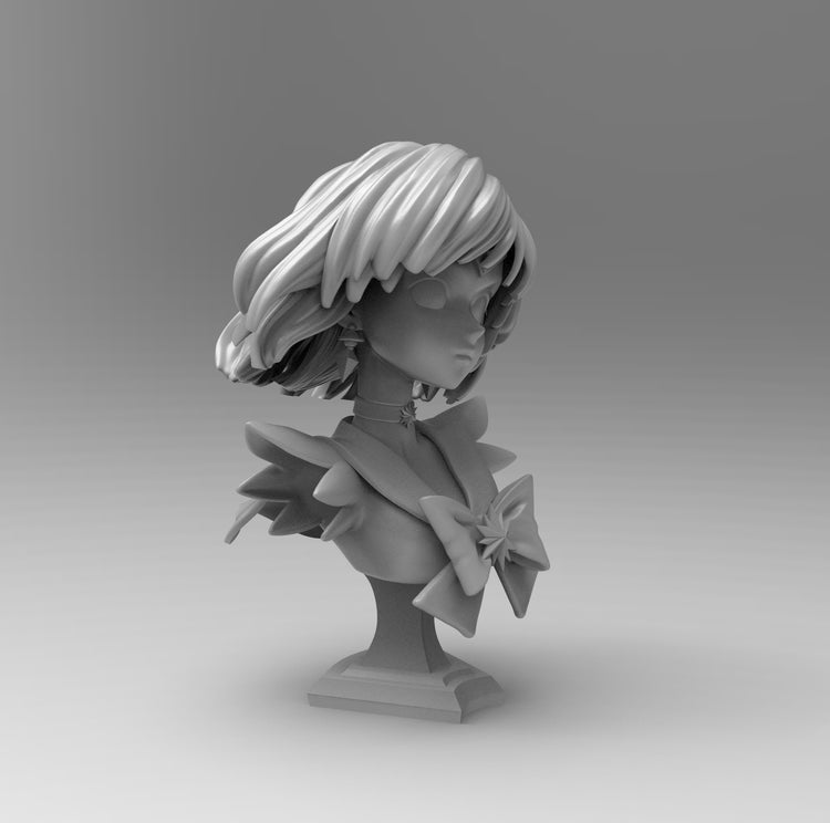 B143b - Anime character design , The Sailormoon Saturn statue, STl 3D ...