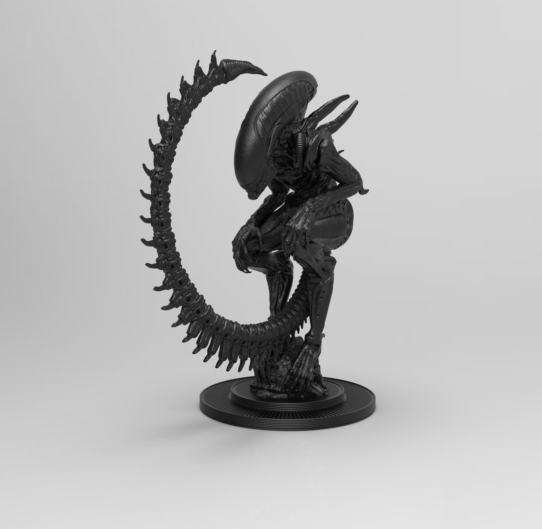 A756 - Movies character design, the alien statue, STL 3D model design ...