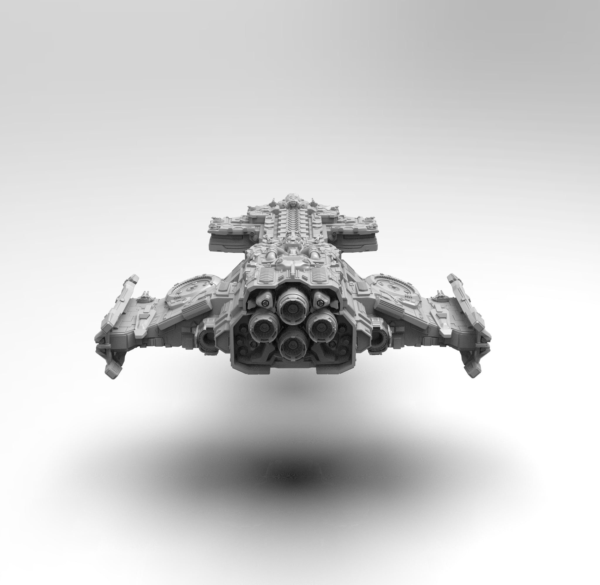 A781 - Games battleship design, The SC battlecruiser, STL 3D model des ...