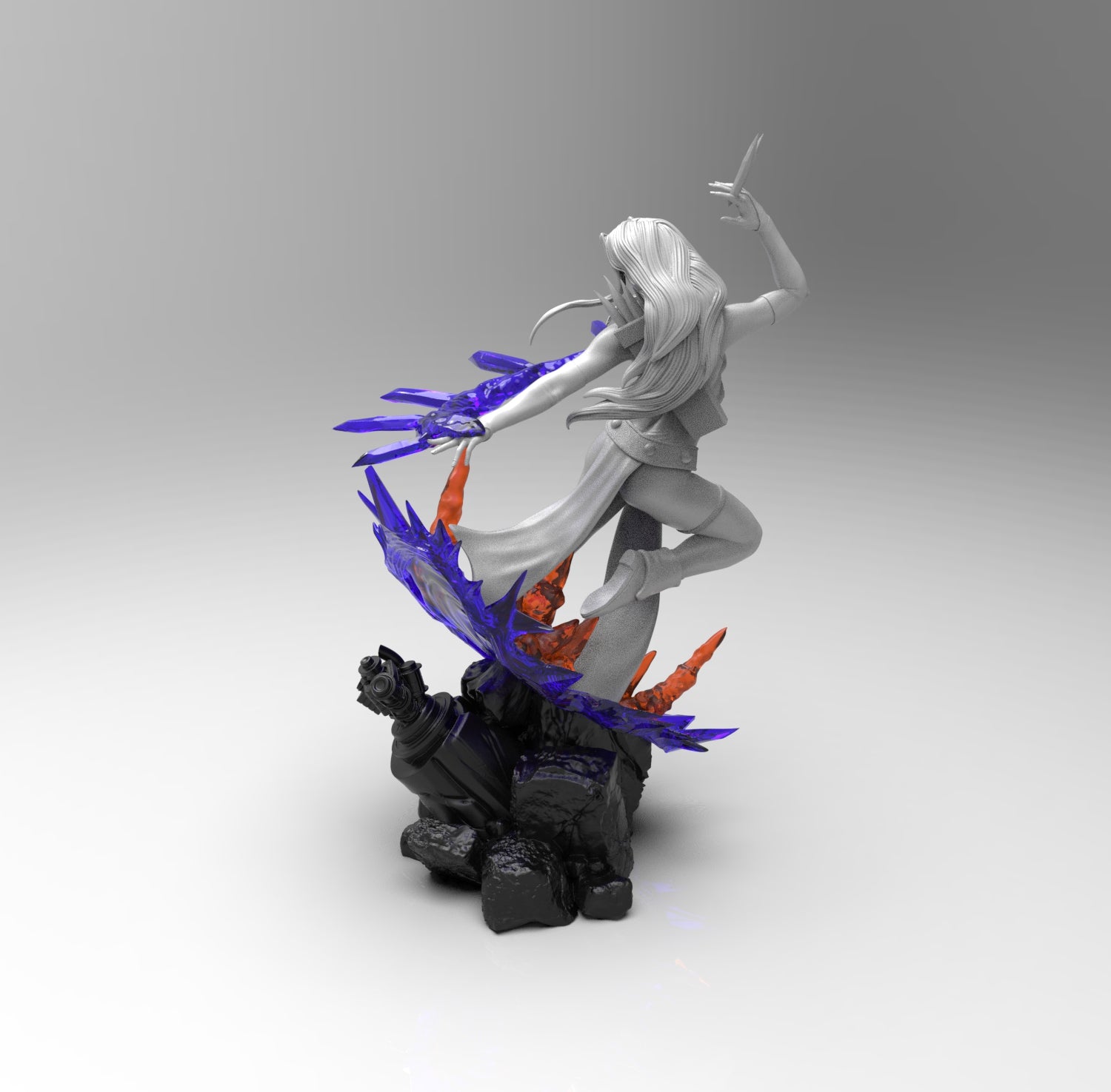 E253 - Comic character design, The Female name Blink Blink, STL 3D mod ...