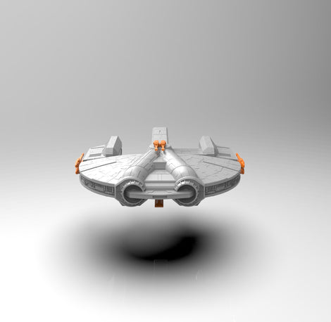 A782 - SW Ship design, The Ebon Hawk ship design, STL 3D model design ...