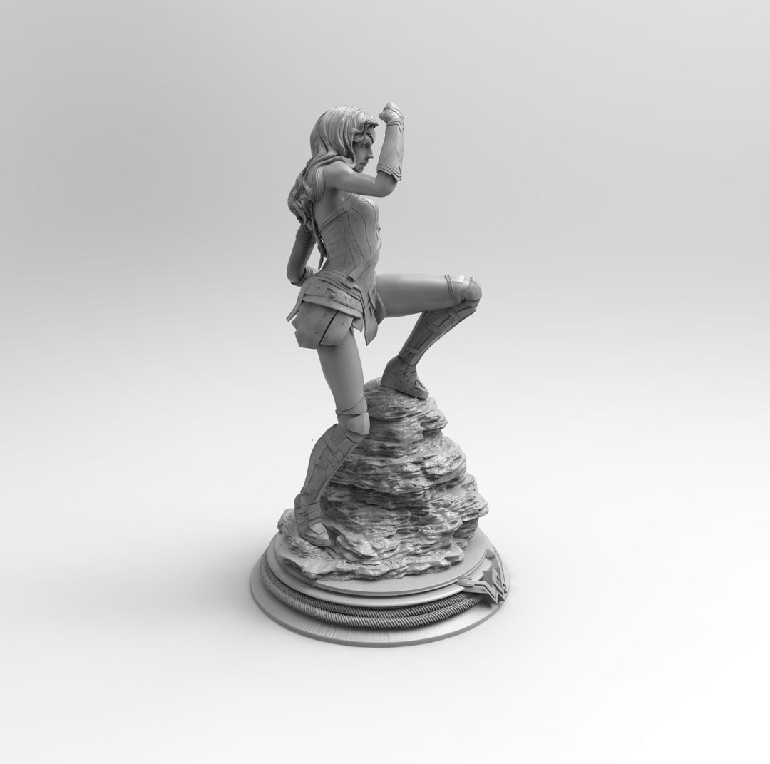 A549 - Comic character statue, Gadot Wonder statue, STL 3D model desig ...