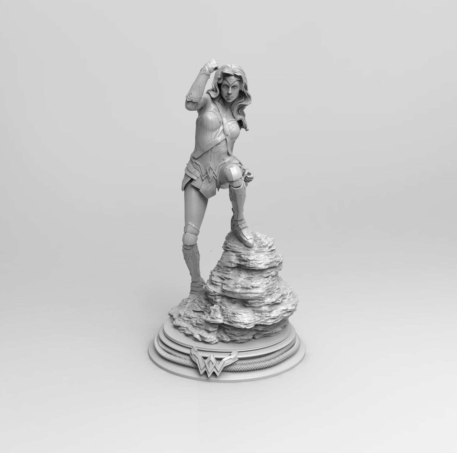 A549 - Comic character statue, Gadot Wonder statue, STL 3D model desig ...