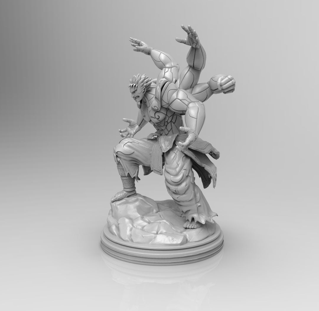 E056 - Anime character design, The Wrath of Azura, STl 3D model design ...