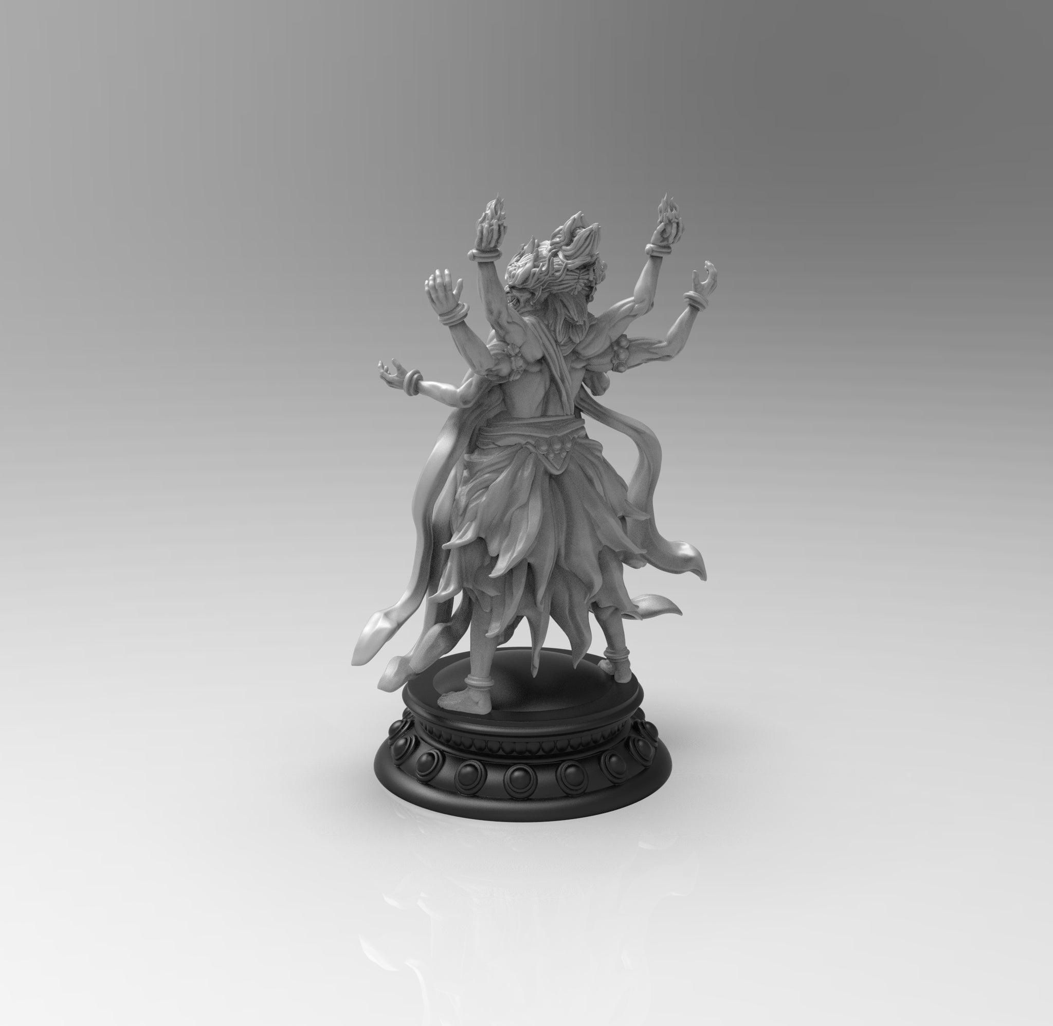 E050 - God Character design statue, The Azura Statue, STL 3D model des ...