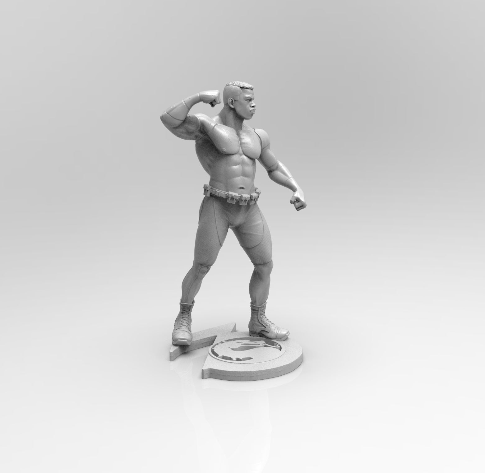 E114 - Comic character design , THe Jax muscle guy , STL 3D model desi ...