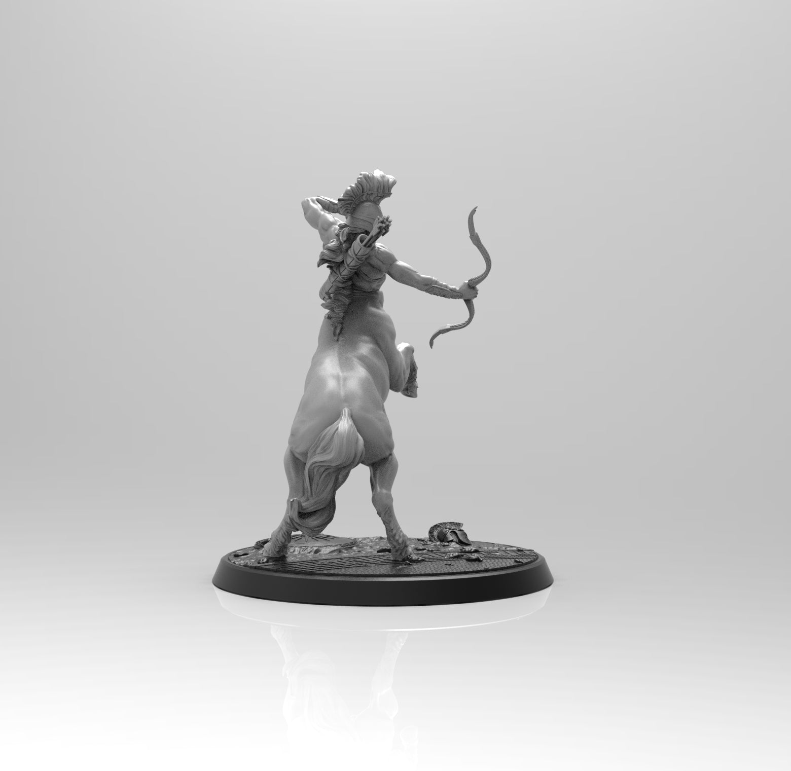 E146 - Legendary creature design, The centaur statue, STL 3D model des ...