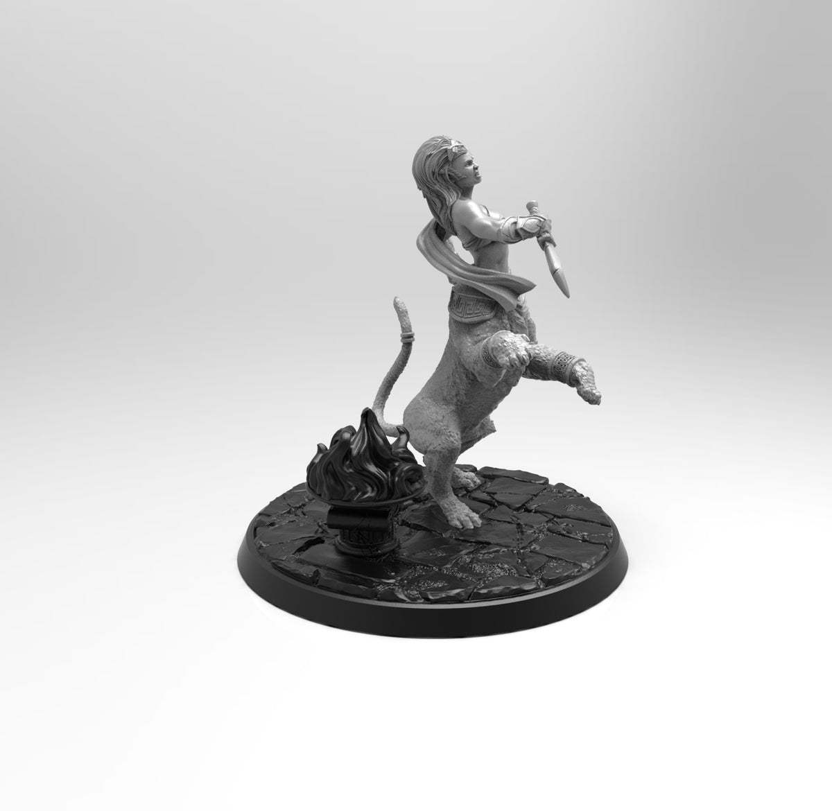 E154 - Legendary creature design, The Lamia half bear half human chara ...