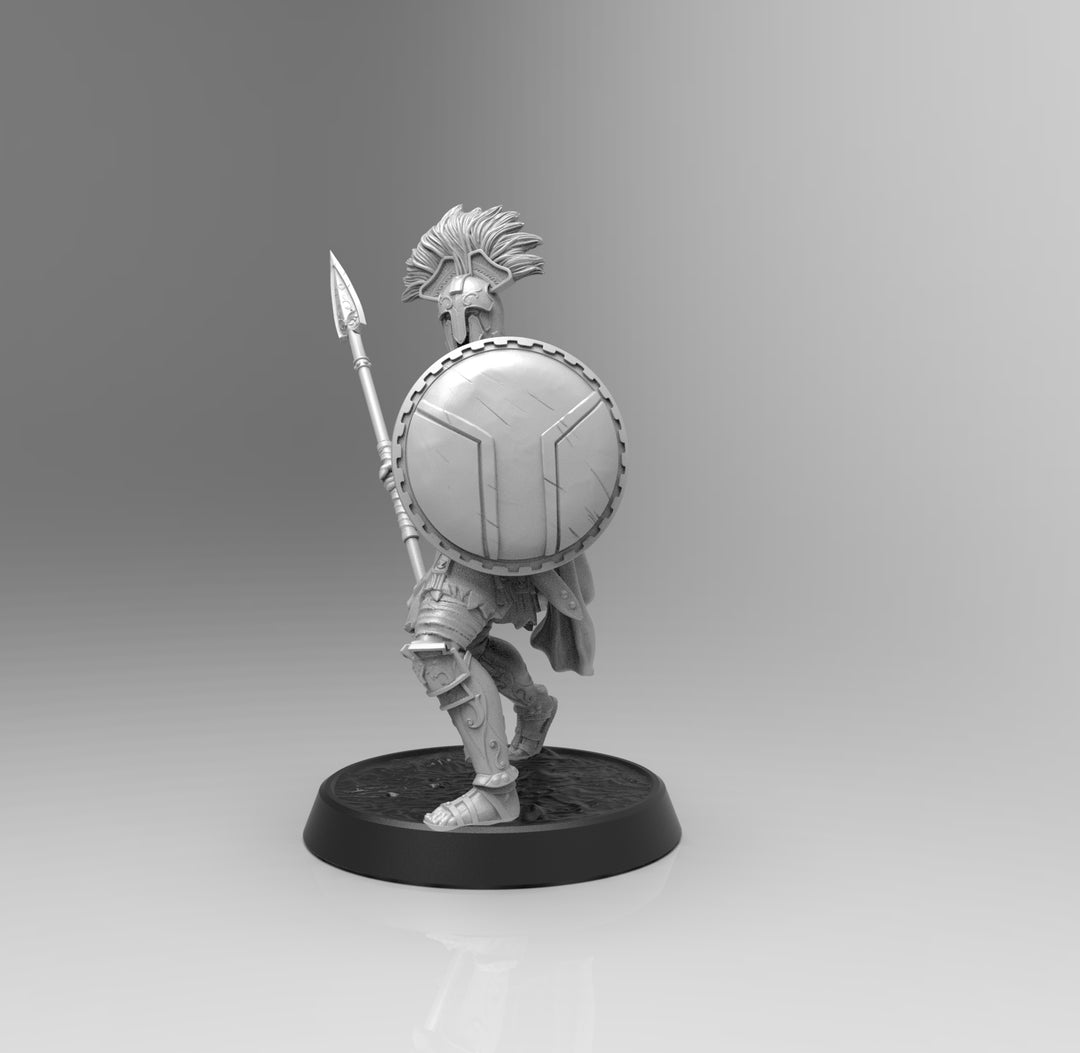 E149 - Legendary character design, The Spartan Warrior, STL 3D model d ...