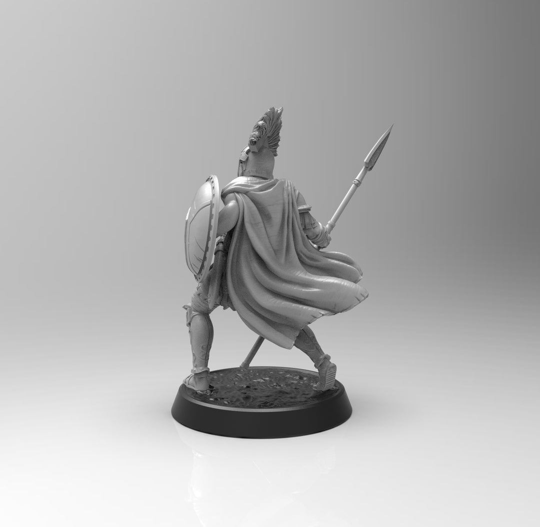 E149 - Legendary character design, The Spartan Warrior, STL 3D model d ...