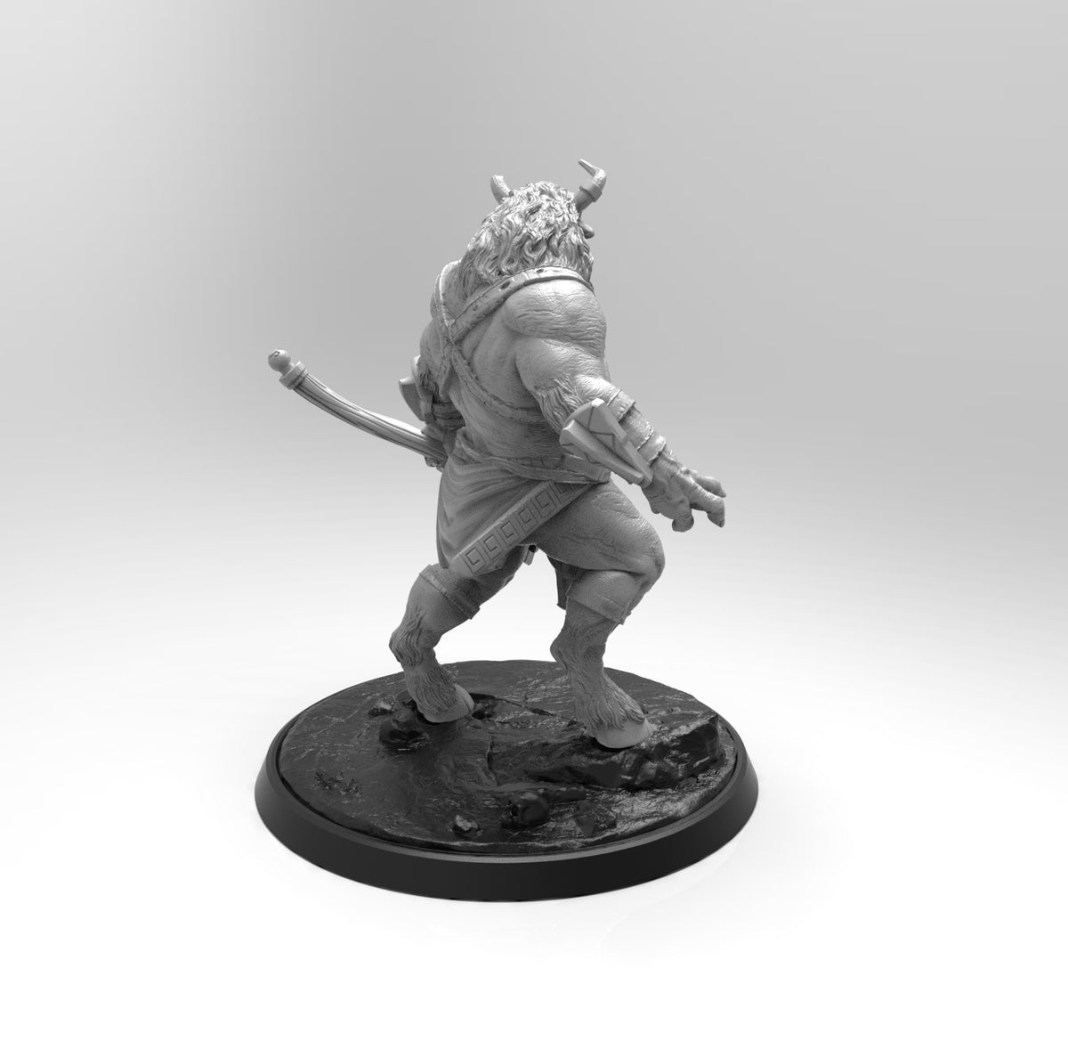 E159 - Legendary creature design statue, The Minotaur character, STL 3 ...