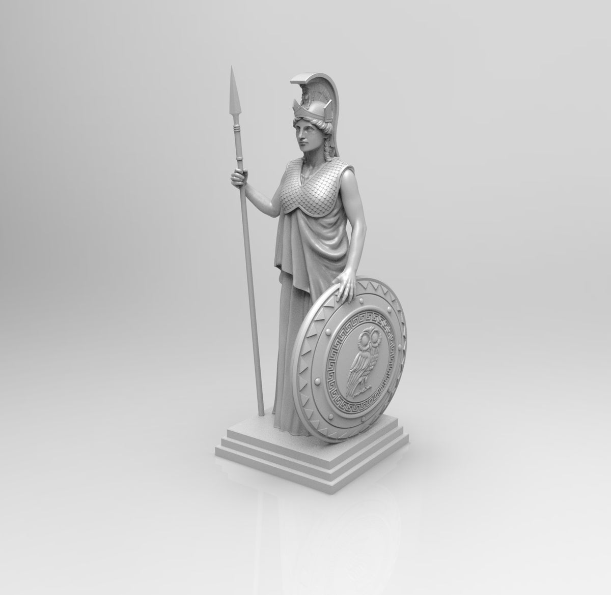 E151 - Legendary character design, The Goddess statue design art, STL ...